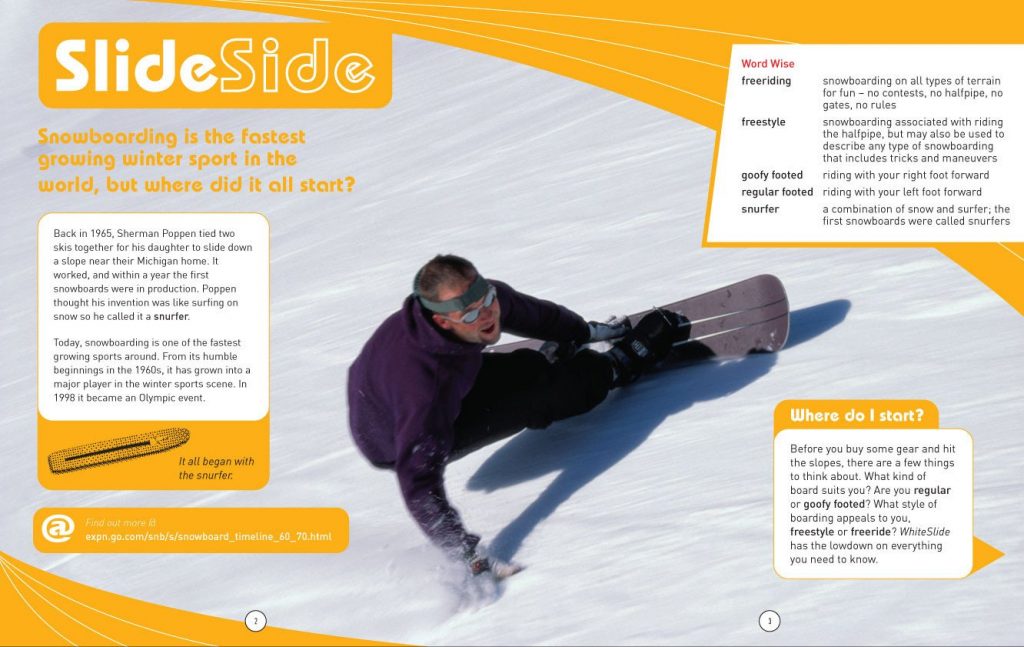 White Slide – Snowboarding Journal - Giltedge Publishing